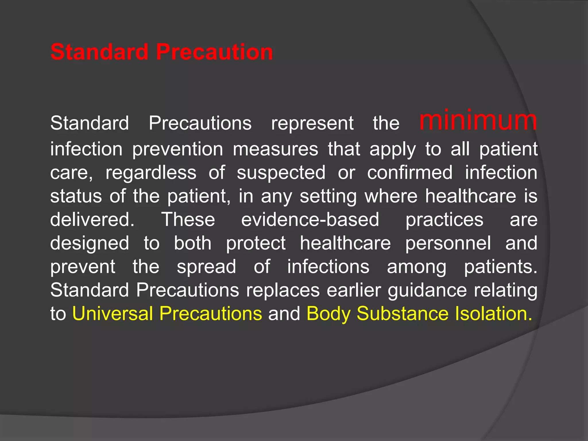 Standard Precaution | PPTX
