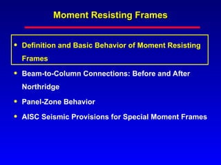 Design of Seismic-Resistant Steel Building Structures-2. Moment ...