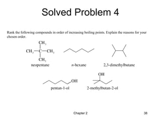 02 - Structure and Properties of Organic Molecules - Wade 7th | PPT