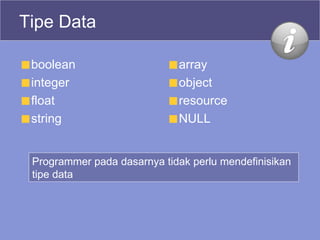 02. Struktur Dasar Php | PPT
