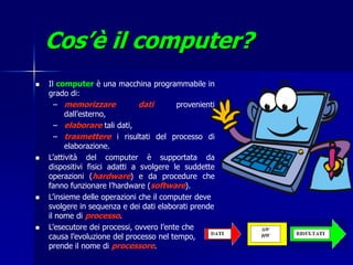 La struttura del pc | PDF