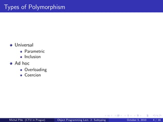 Subtyping | PPT | Free Download