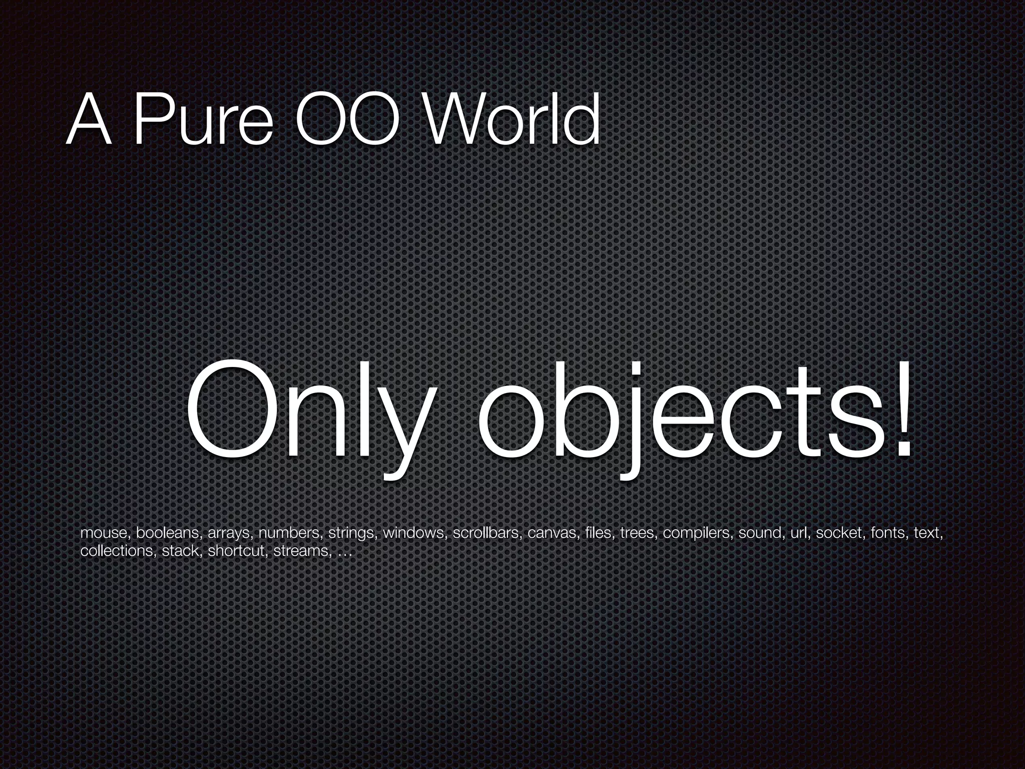 Pharo Hands-On: 02 syntax | PPT