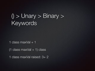 Pharo Hands-On: 02 syntax | PPT