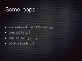 Pharo Hands-On: 02 syntax | PPT