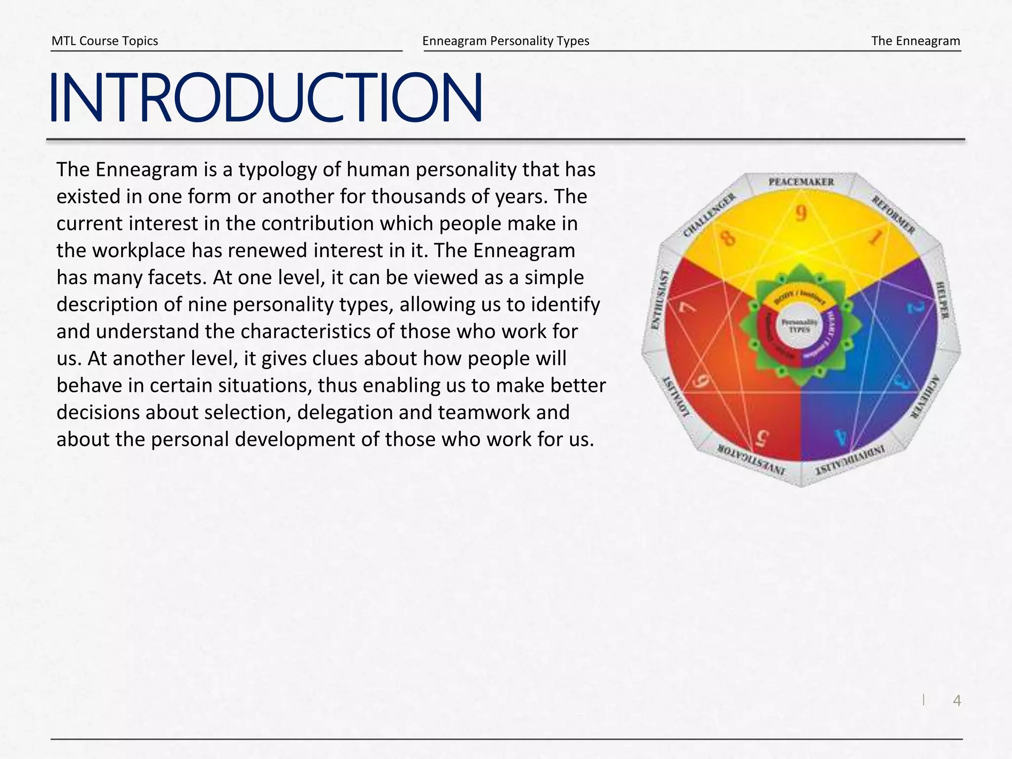 The Enneagram | PPTX