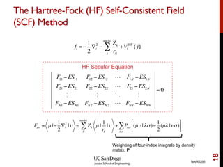 NANO266 - Lecture 2 - The Hartree-Fock Approach | PDF