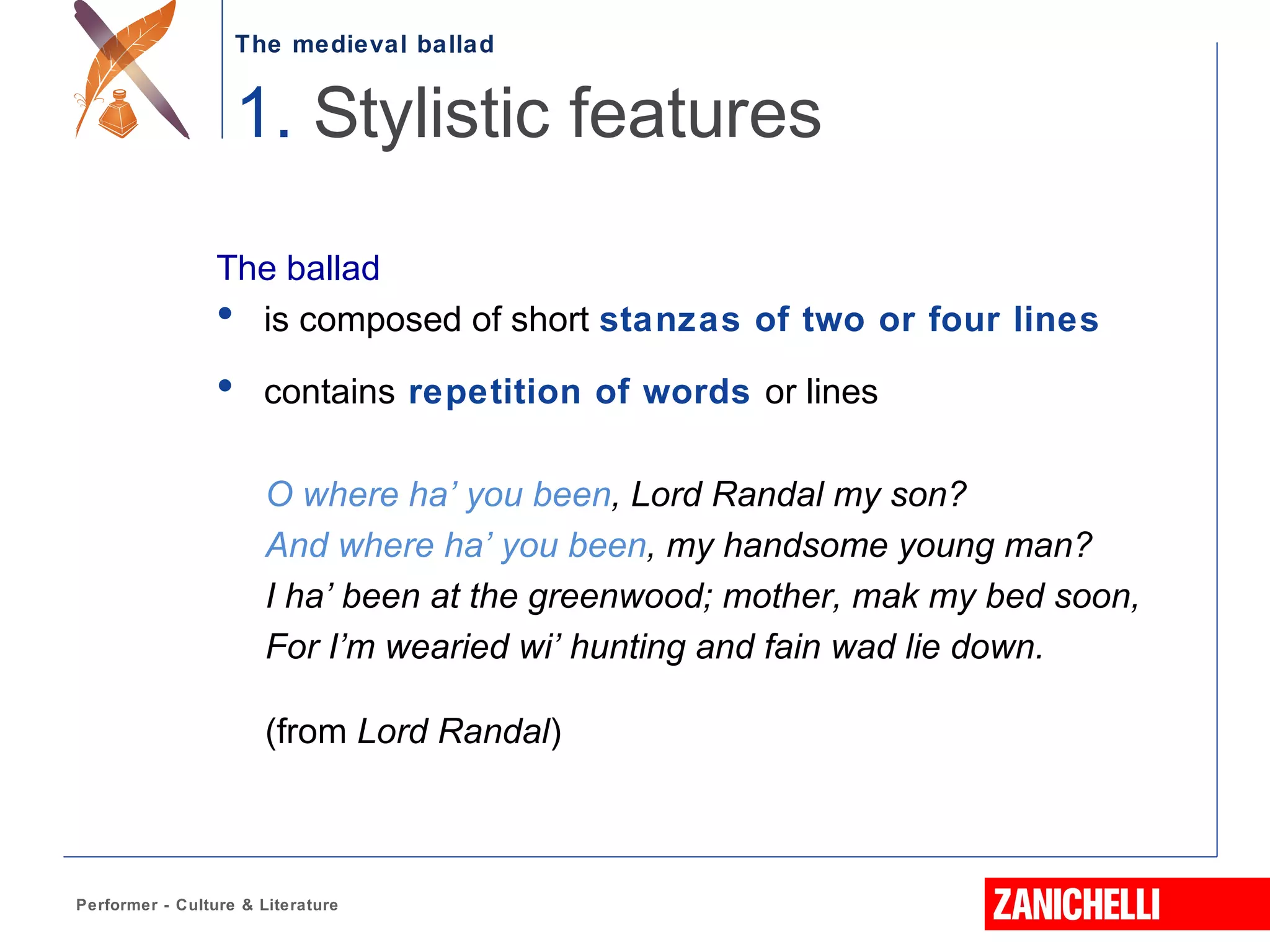 The Medieval Ballad | PPT