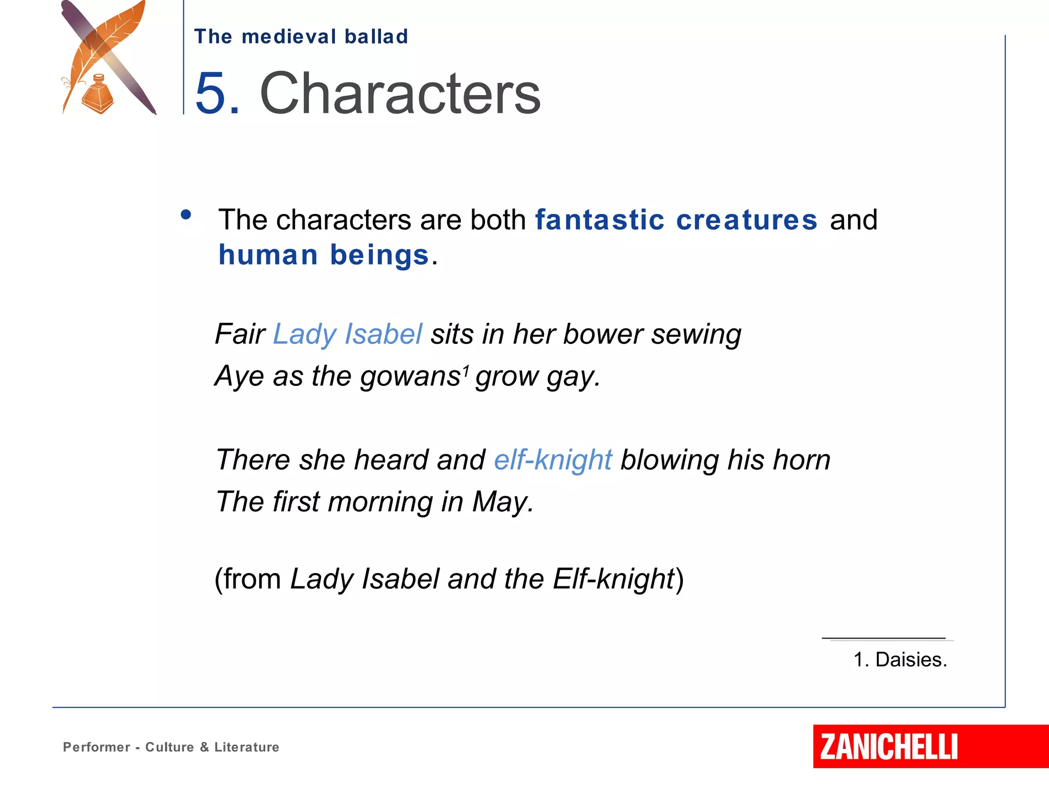 The Medieval Ballad | PPT