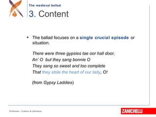 The Medieval Ballad | PPT