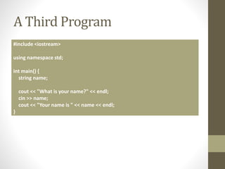 CPP02 - The Structure of a Program | PPT