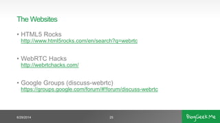 Baby Steps: A WebRTC Tutorial | PDF