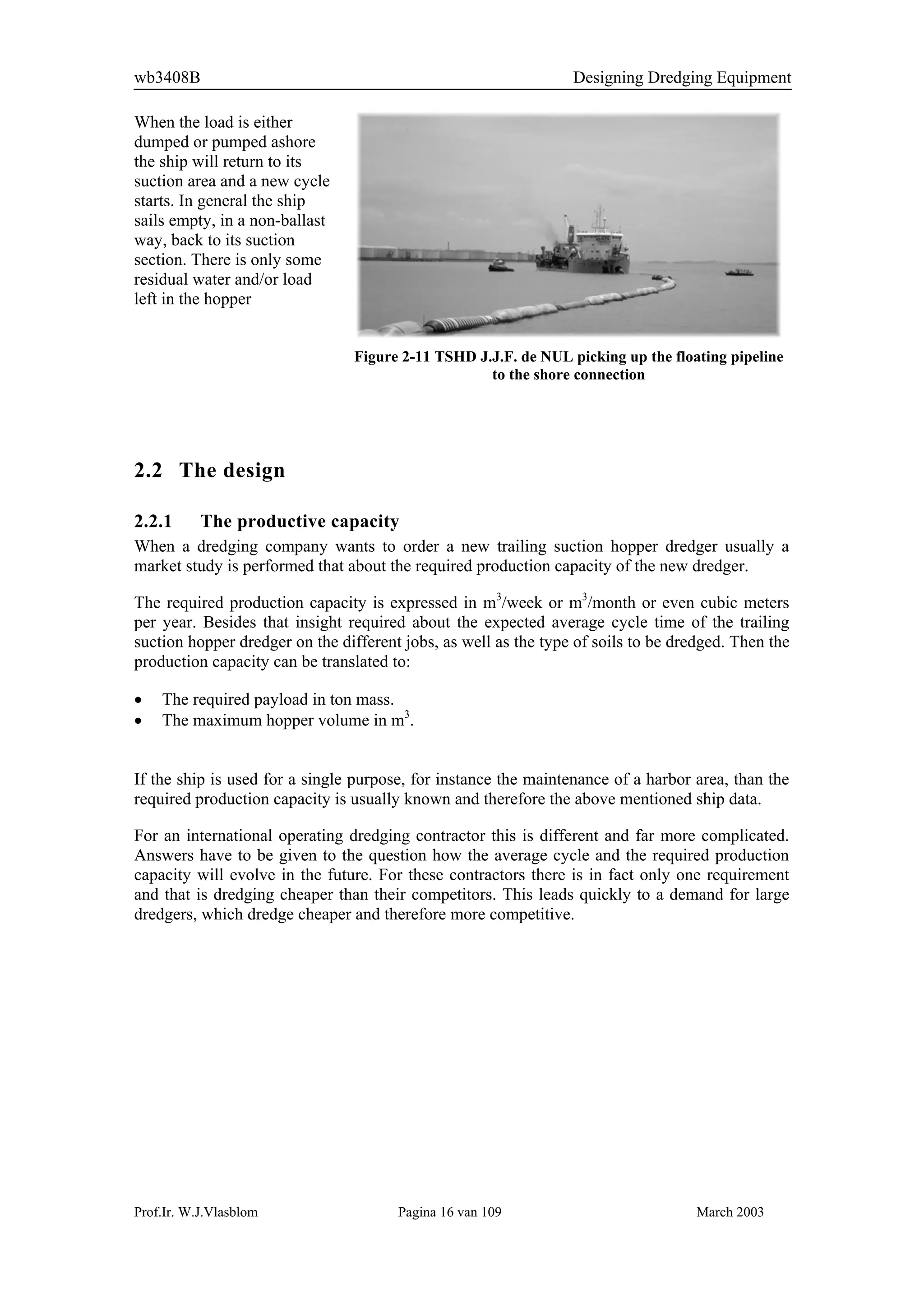 Dredging with THSD | PDF