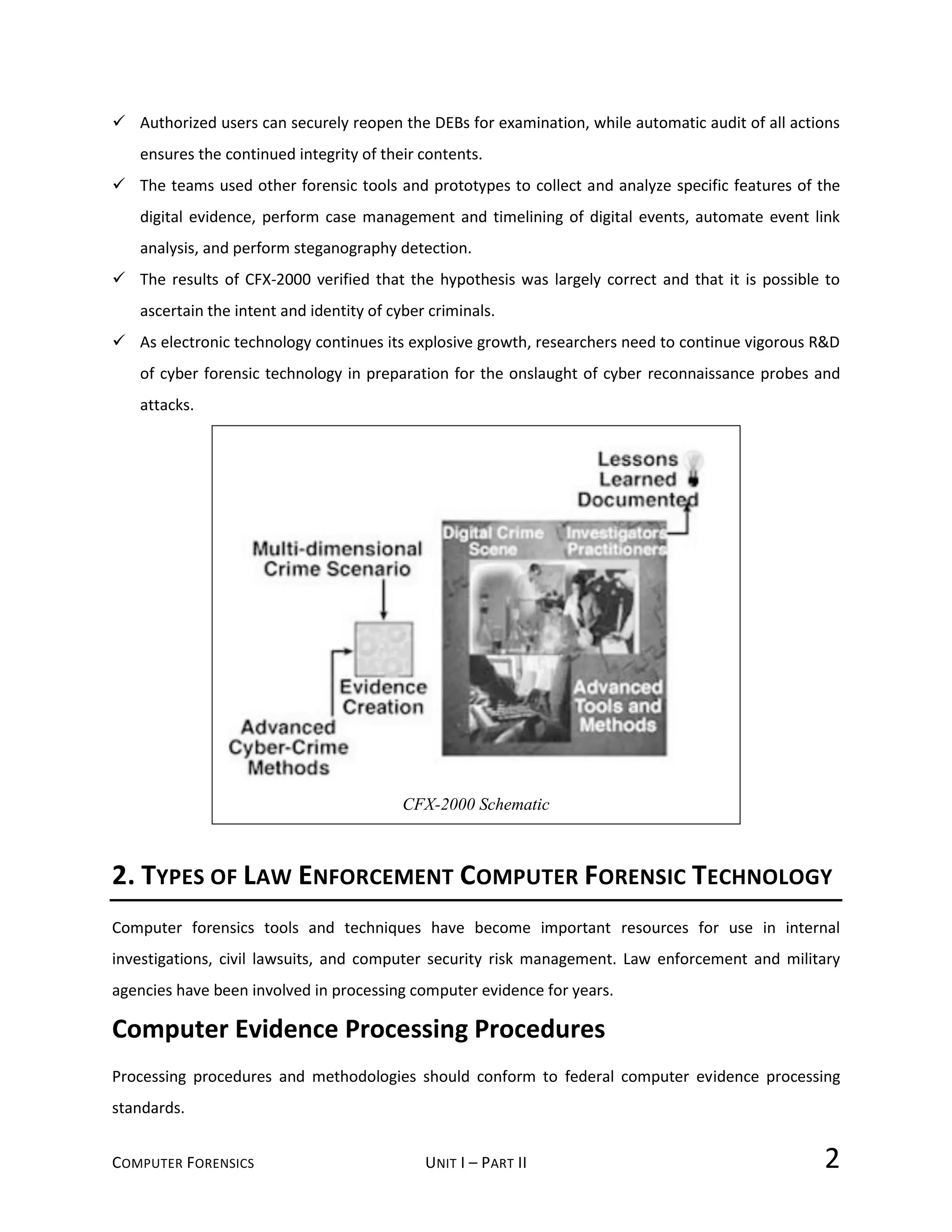 02 Types Of Computer Forensics Technology Notes Pdf Operating