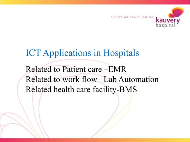 Implementing ICT applications in Tier 2 city hospitals in India –Case ...