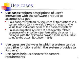 02-use_cases in Unified modeling languages | PPT
