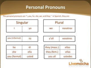 02 - Spanish Verbs Ser and Estar from Livemocha.com
