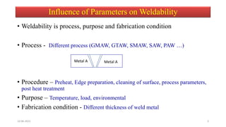 Welability of Carbon and alloy steel.pptx