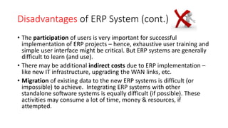 What is an erp system? | PPTX