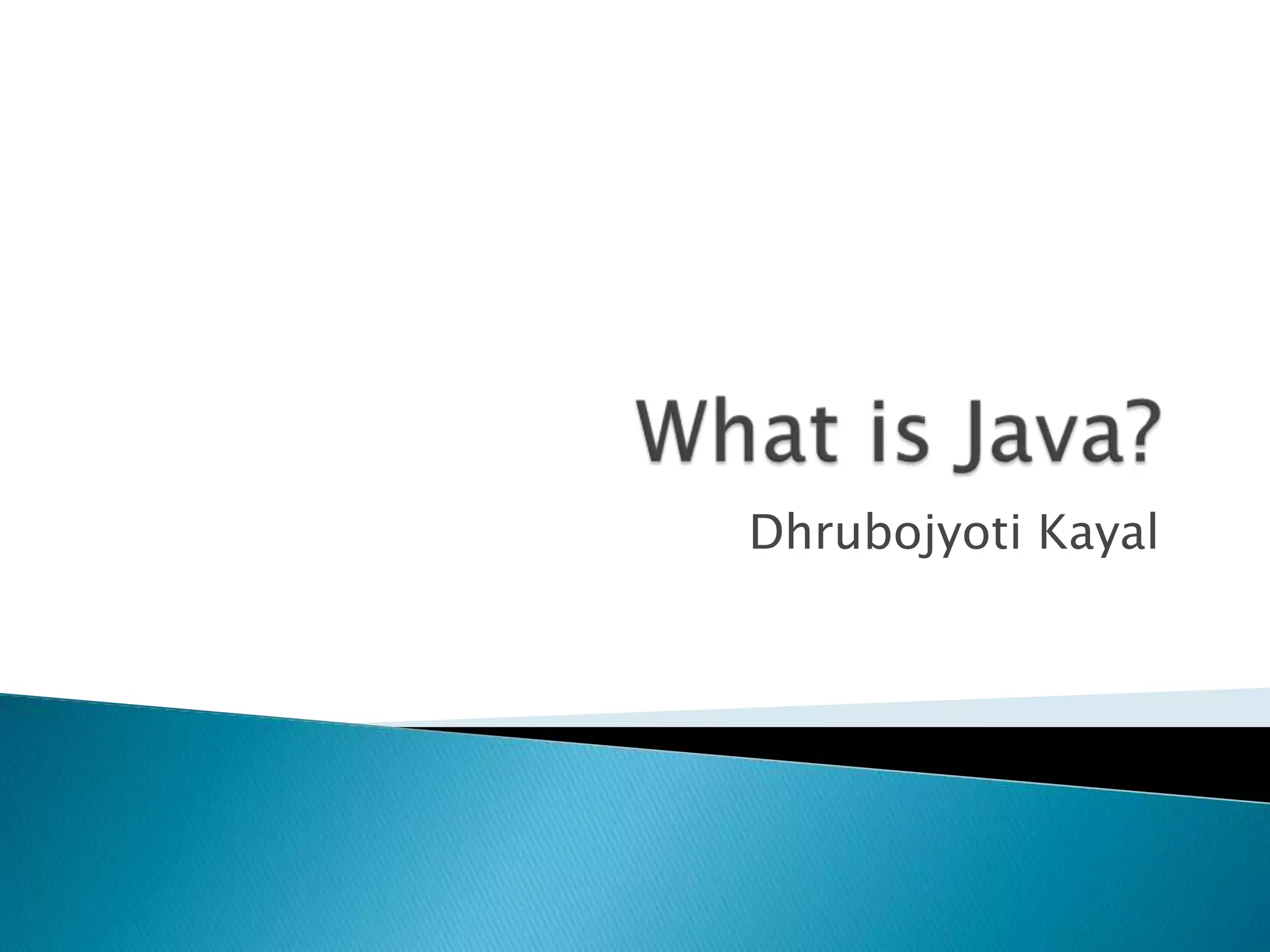 02 what is java | PPTX
