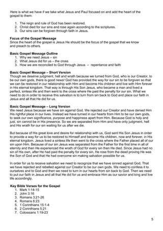 02. What is the Gospel Notes | DOC