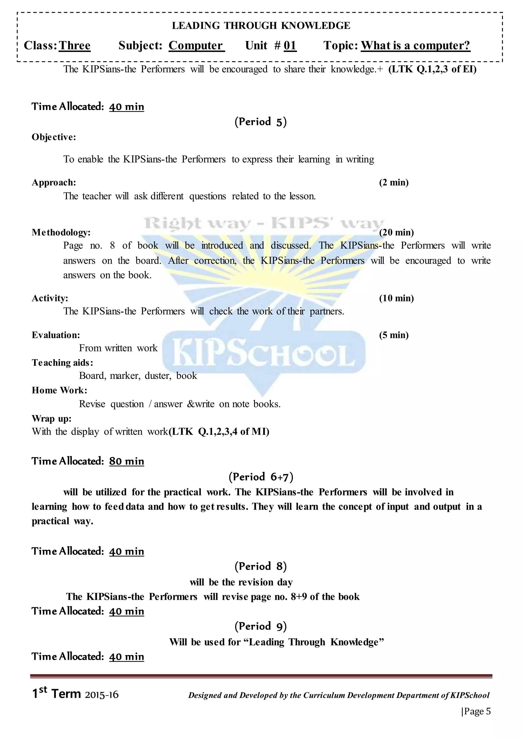 unit 01 --what's computer | PDF