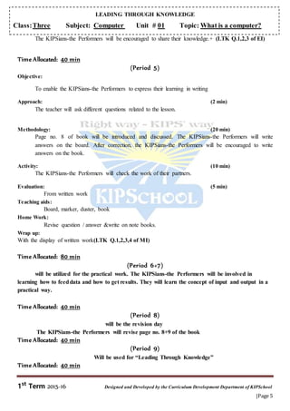 unit 01 --what's computer | PDF