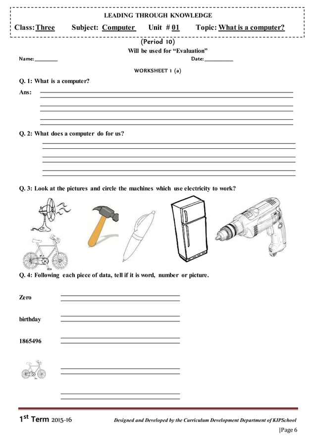unit 01 --what's computer | PDF