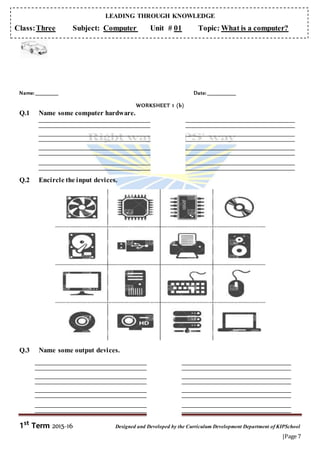 unit 01 --what's computer | PDF