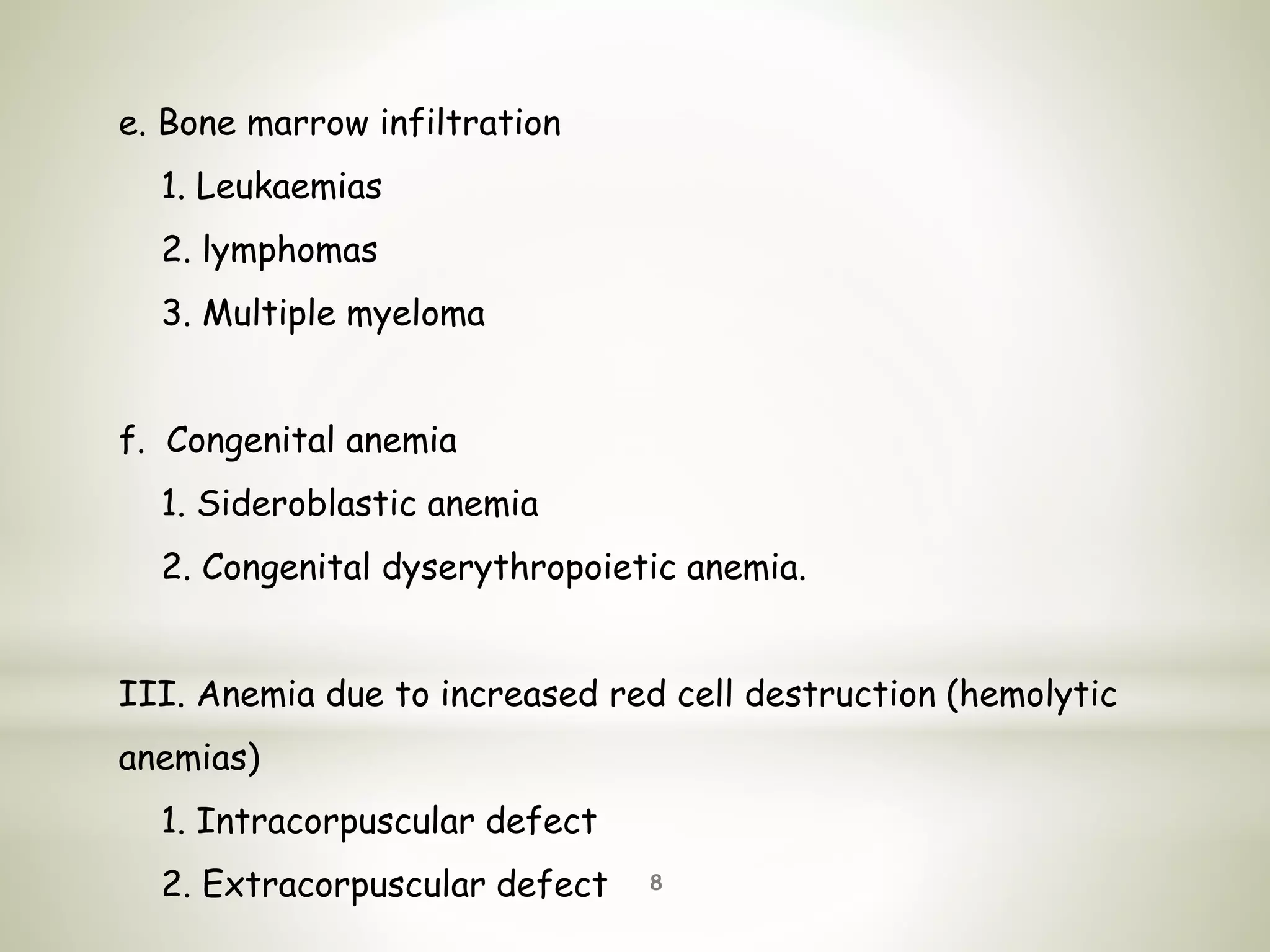 Anemia Causes, Types, Symptoms, Diet, and Treatment | PPTX