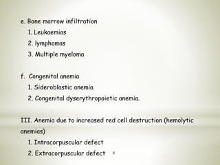 Anemia Causes, Types, Symptoms, Diet, and Treatment | PPTX