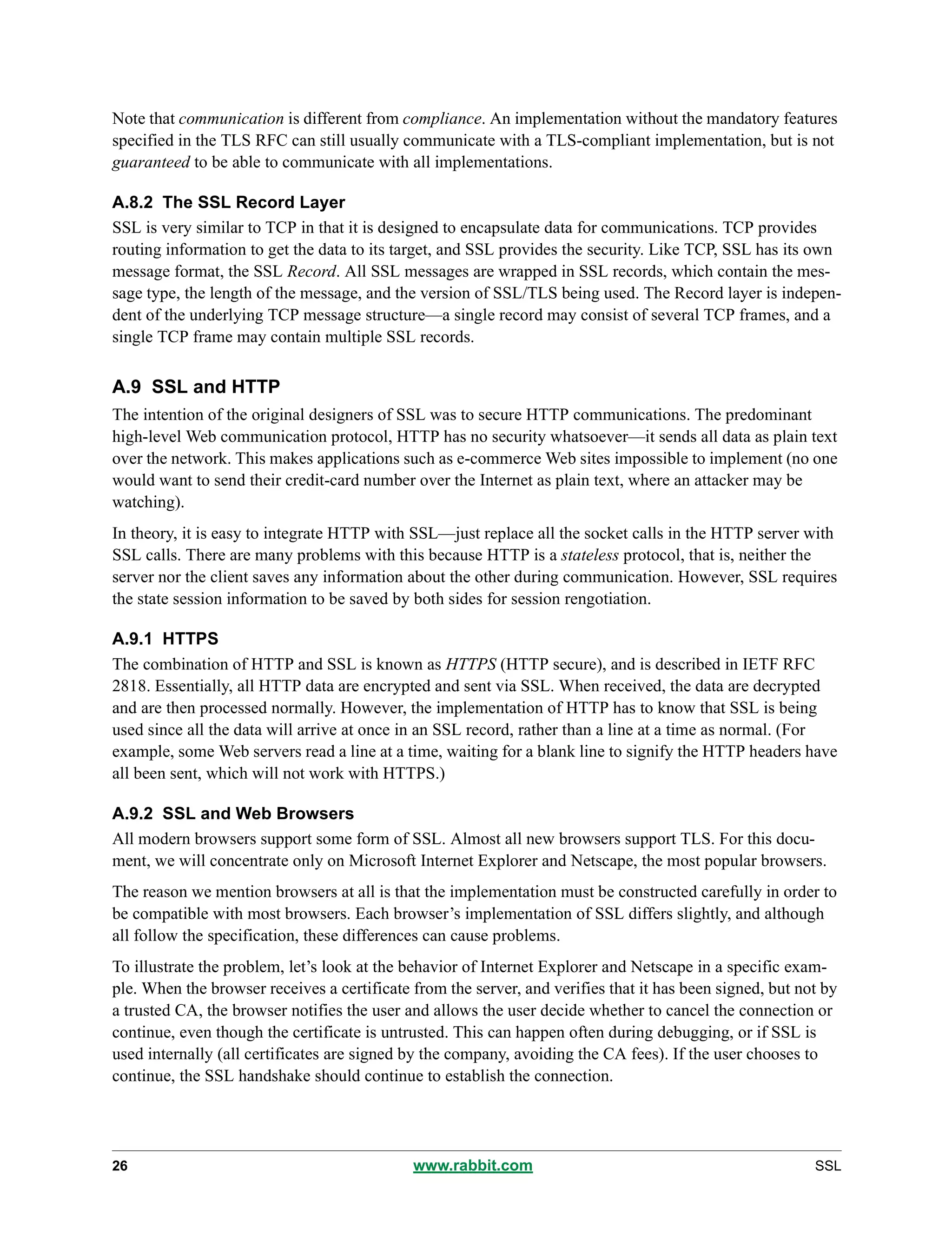 Secure Sockets Layer(SSL)Certificate | PDF