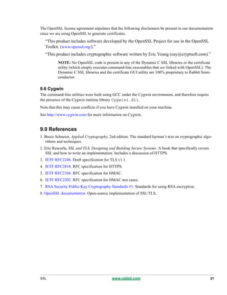 Secure Sockets Layer(SSL)Certificate | PDF
