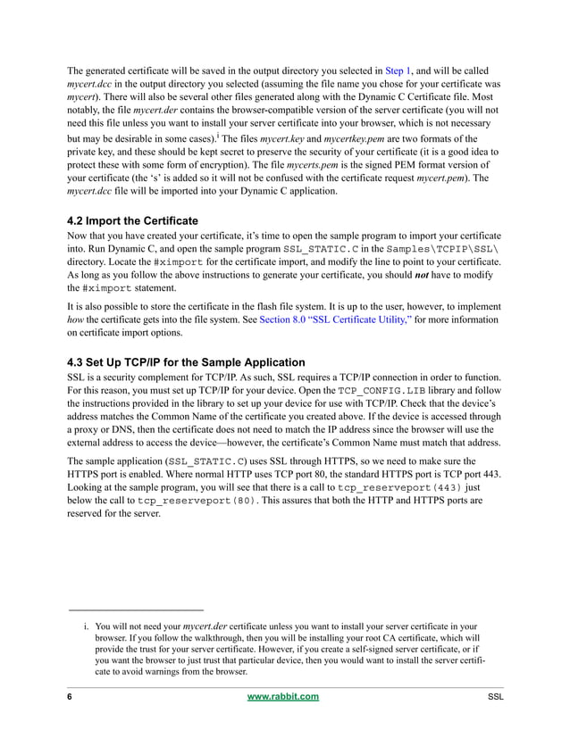 Secure Sockets Layer(SSL)Certificate | PDF