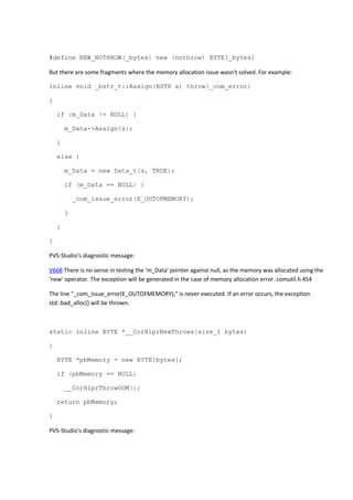 Errors detected in C++Builder | PDF | Programming Languages | Computing