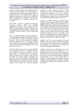 A Distributed Rendezvous Point Source (RPS) For Congestion Control in A Reliable Hybrid ...