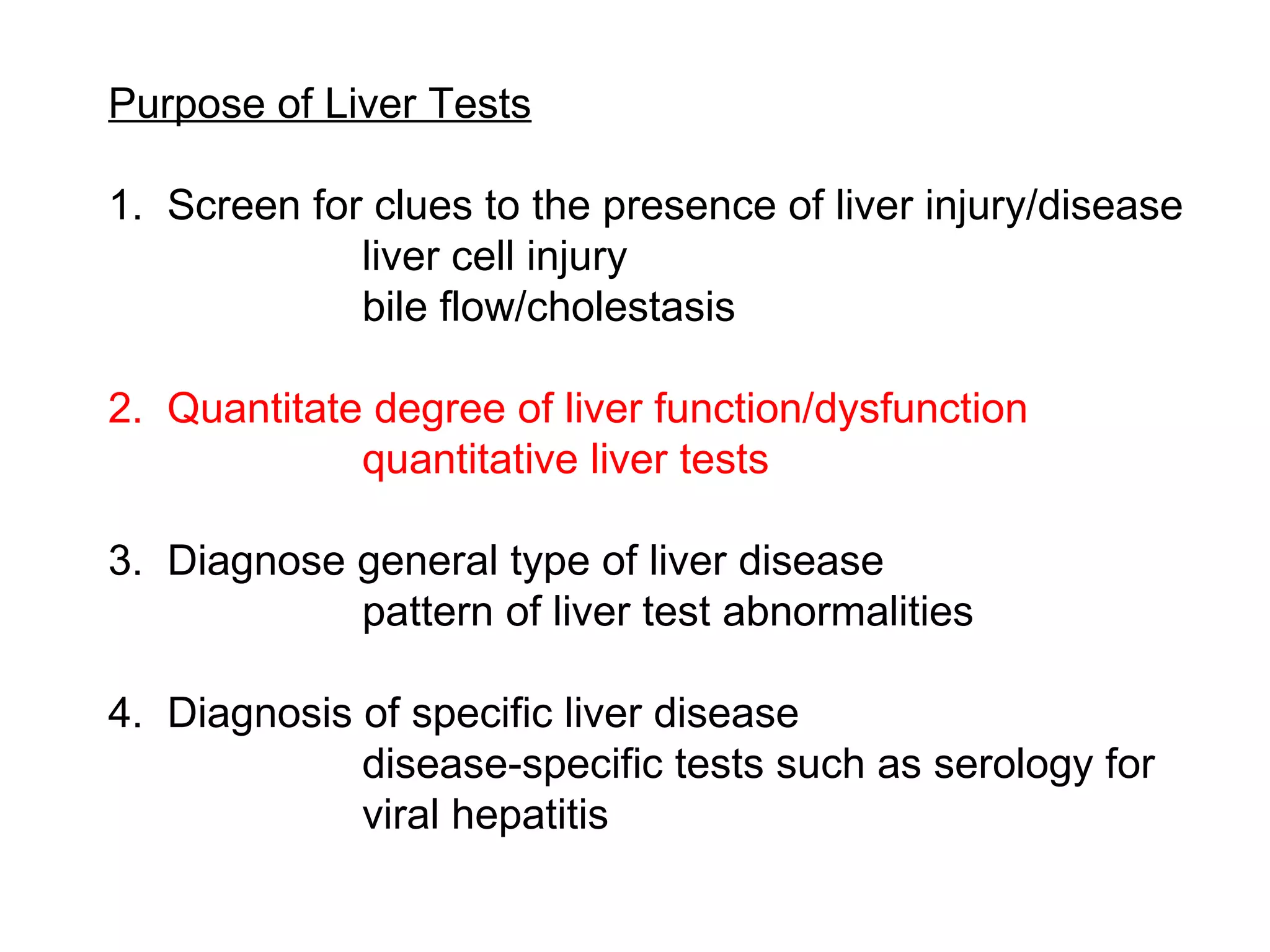 02.01.12(b): Liver Tests - Use and Interpretation | PPT | Blood ...