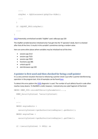 Monitoring a program that monitors computer networks | PDF