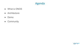 OPEN NETWORK OPERATING SYSTEM.PPTX