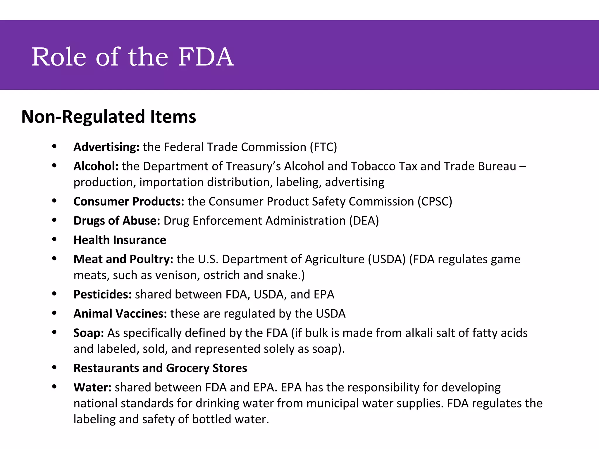 Overview of the FDA | PPT