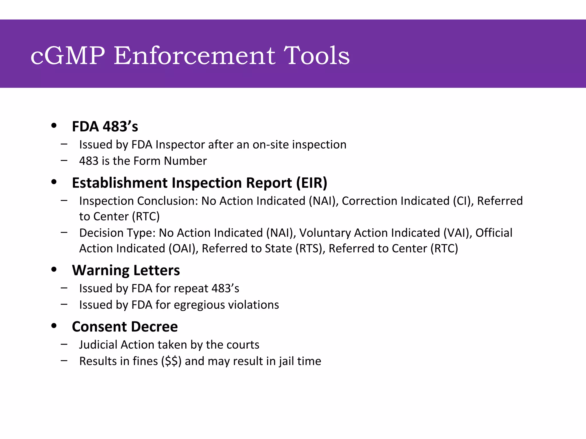 Overview of the FDA | PPT