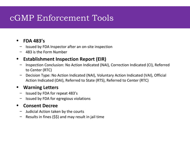 Overview of the FDA | PPT | Pharmaceutical Industry | Industries