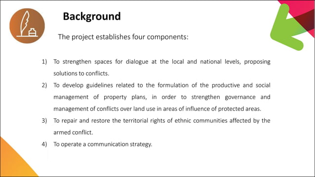 Promotion and incorporation of land governance guidelines with local ...