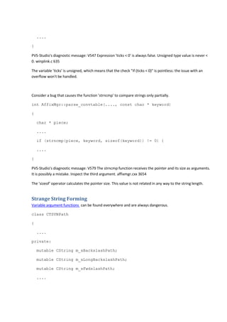 Rechecking TortoiseSVN with the PVS-Studio Code Analyzer | PDF