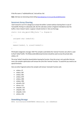 Rechecking TortoiseSVN with the PVS-Studio Code Analyzer | PDF