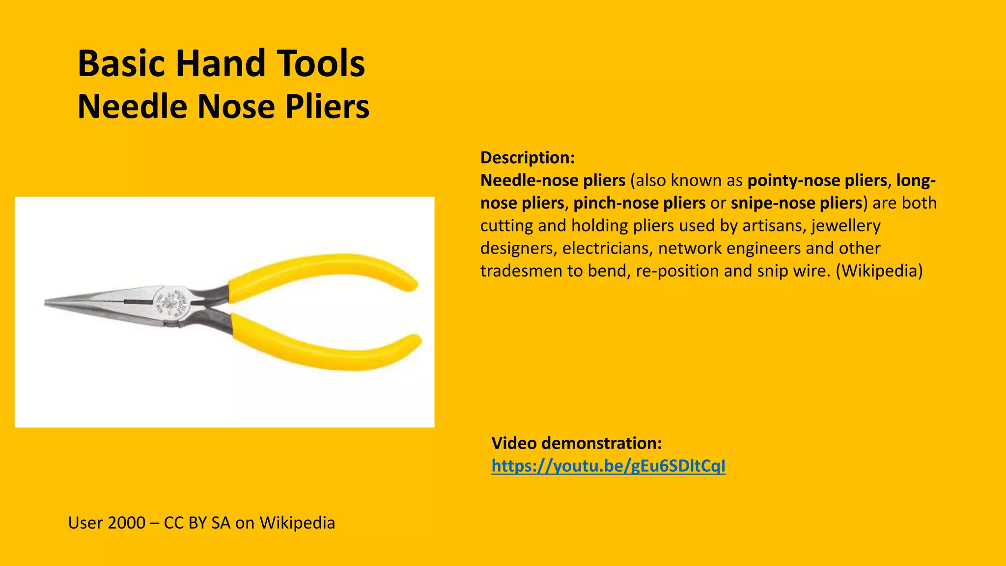 Basic Hand Tools | PPT