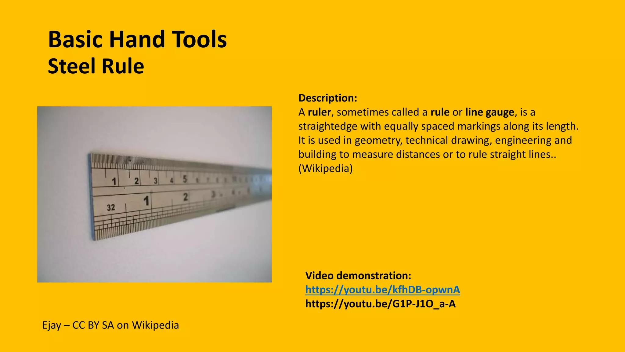Basic Hand Tools | PPT