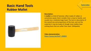 Basic Hand Tools | PPTX