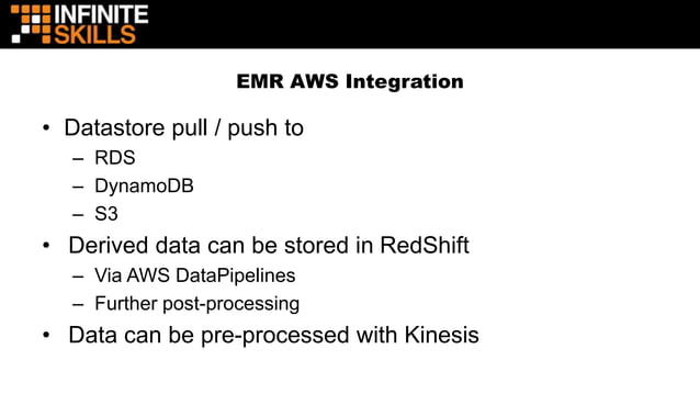 Hadoop in the cloud with AWS' EMR | PPT | Free Download