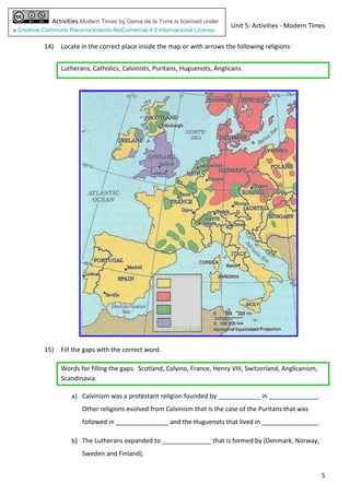 Unit 5: Modern Times Activities | PDF